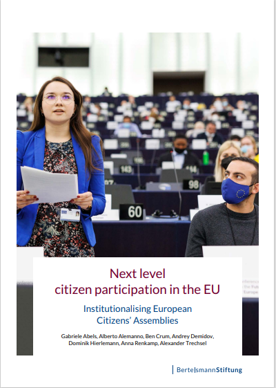 New Bertelsmann Foundation study on the institutionalisation of ...